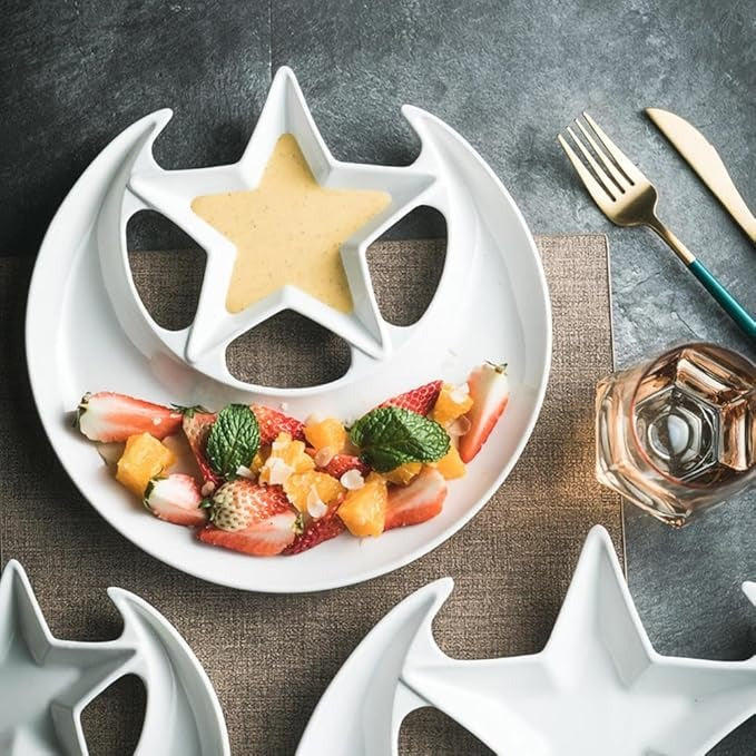 Starry Night Dessert Plates (5-Pack) – SabSaman.com
