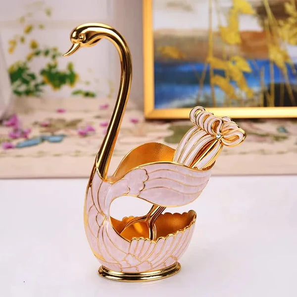 Elegant Swan Spoon Set – SabSaman.com